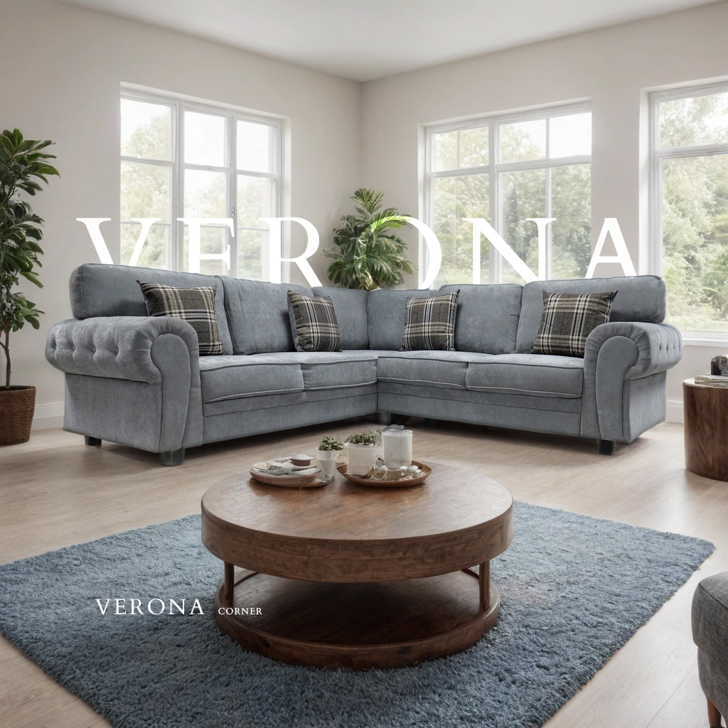Verona Full Back Corner Sofa in the UK | Gamzo Outlet